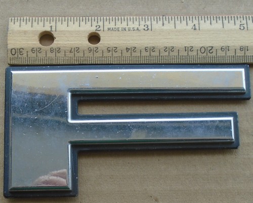 Large Ford Truck 5 Inches Long Stick On Letter F | eBay