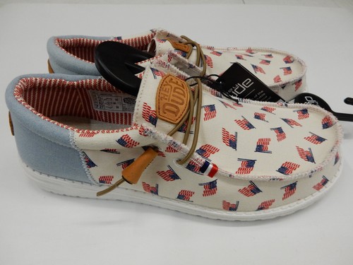 Hey Dude Mens Wally Americana Flag 10 197002342990 | eBay UK