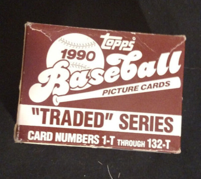 1990 Topps Traded Series Complete Set MLB #1-132 | eBay