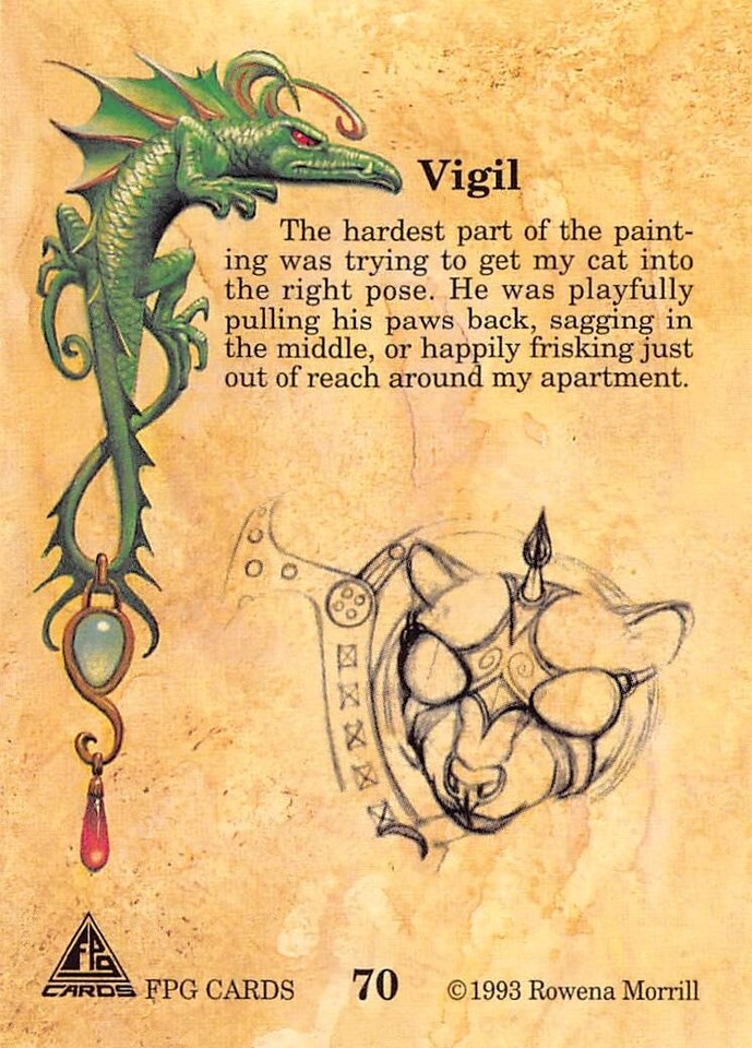1993 Rowena Morrill FPG Trading Cards #70 " VIGIL" | eBay
