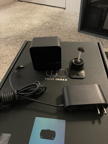 HTC Vive Base Station, Black -- W/ Power Supply And Wall Mount Bracket ...