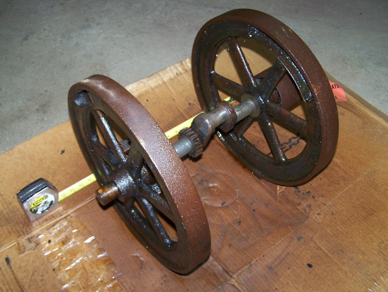 SIMPLICITY 1 1/2hp CRANKSHAFT Flywheels Hit Miss Engine Steam Tractor ...