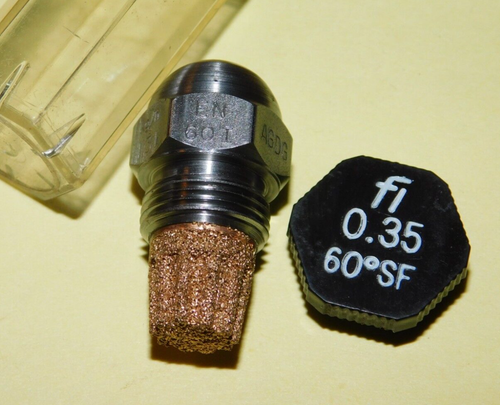 BUSE GICLEUR de BRULEUR CHAUDIERE fuel fluidics FI 0.35 SF 60SF 60 ...