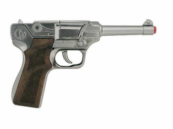 Gonher German Style 8 Shot Luger Pistol Hand Gun Cap Weapon Fake Toy ...
