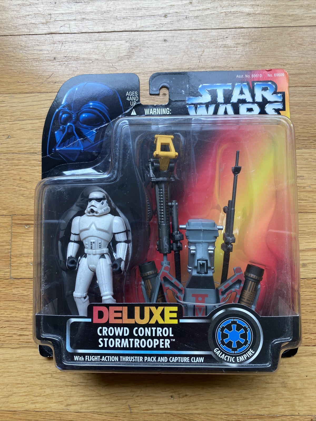 STAR WARS Deluxe CROWD CONTROL STORMTROOPER 1996 Action Figure NEW ...