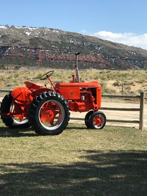 1955 Flambeau Red Restored Case Vac Tractor with 12v and Eagle Hitch | eBay