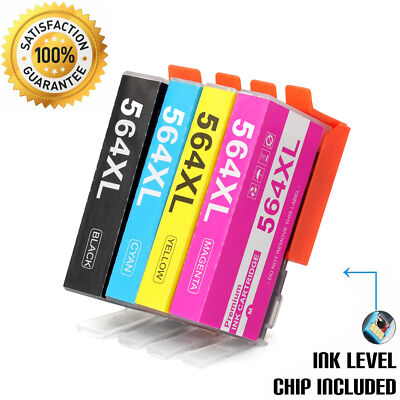 New Gen 564XL Ink Cartridge Set for HP Photosmart 5515 5520 7510 ...