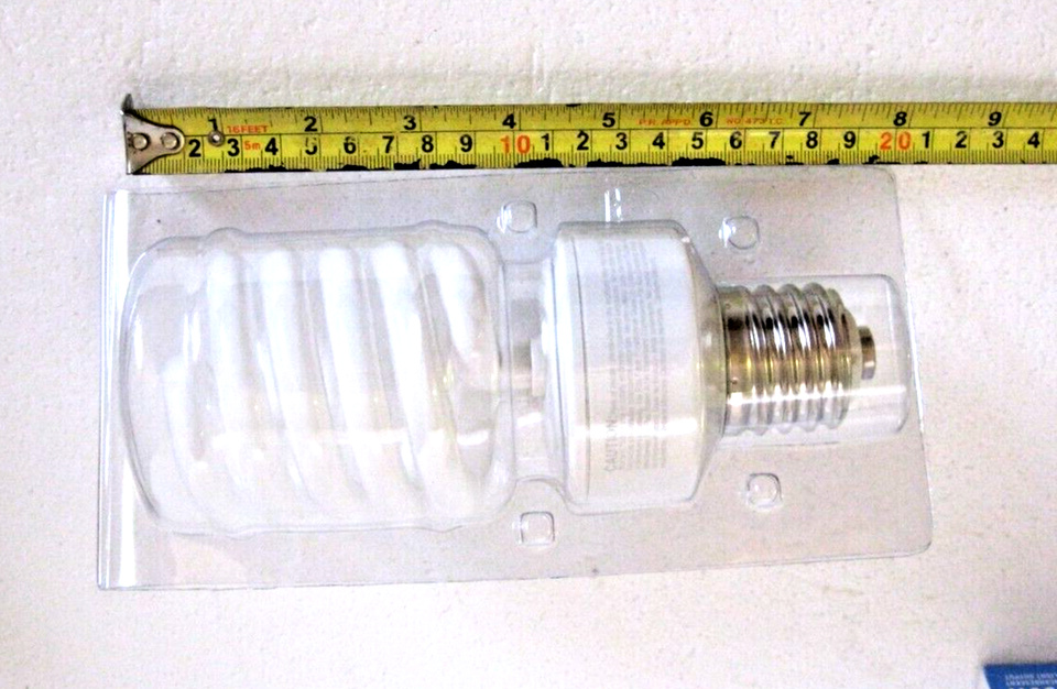 TCP 42 Watts Spiral Light Bulb Spring Lamp 42W = 150W 277V CFL MOG E39 ...