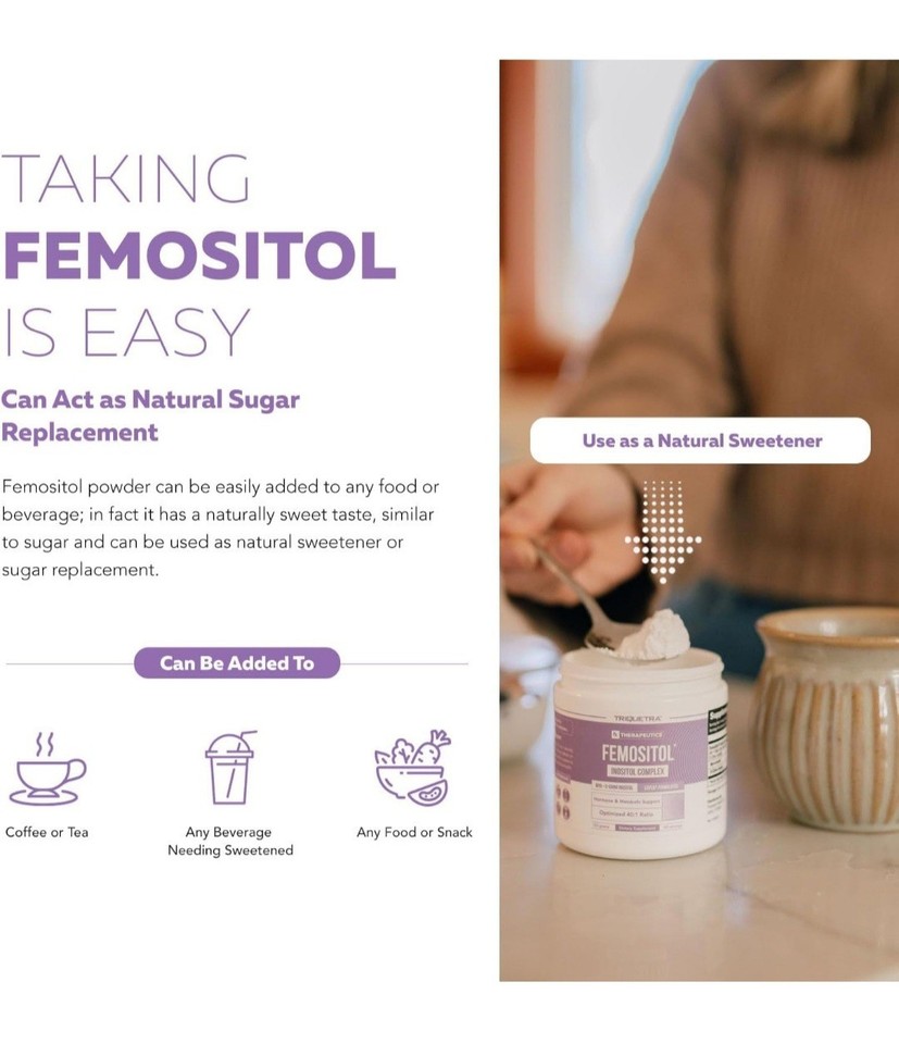 Triquetra Femositol Myo-Inositol & D-Chiro Inositol Complex Hormonal ...