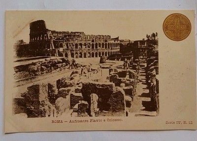 Cartolina Fp 1900 Anno Santo Non Viaggiata Roma Anfiteatro Flavio E ...