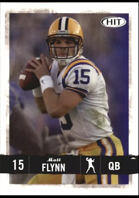 2008 SAGE HIT #85 Matt Flynn LSU RC Green Bay Packers | eBay