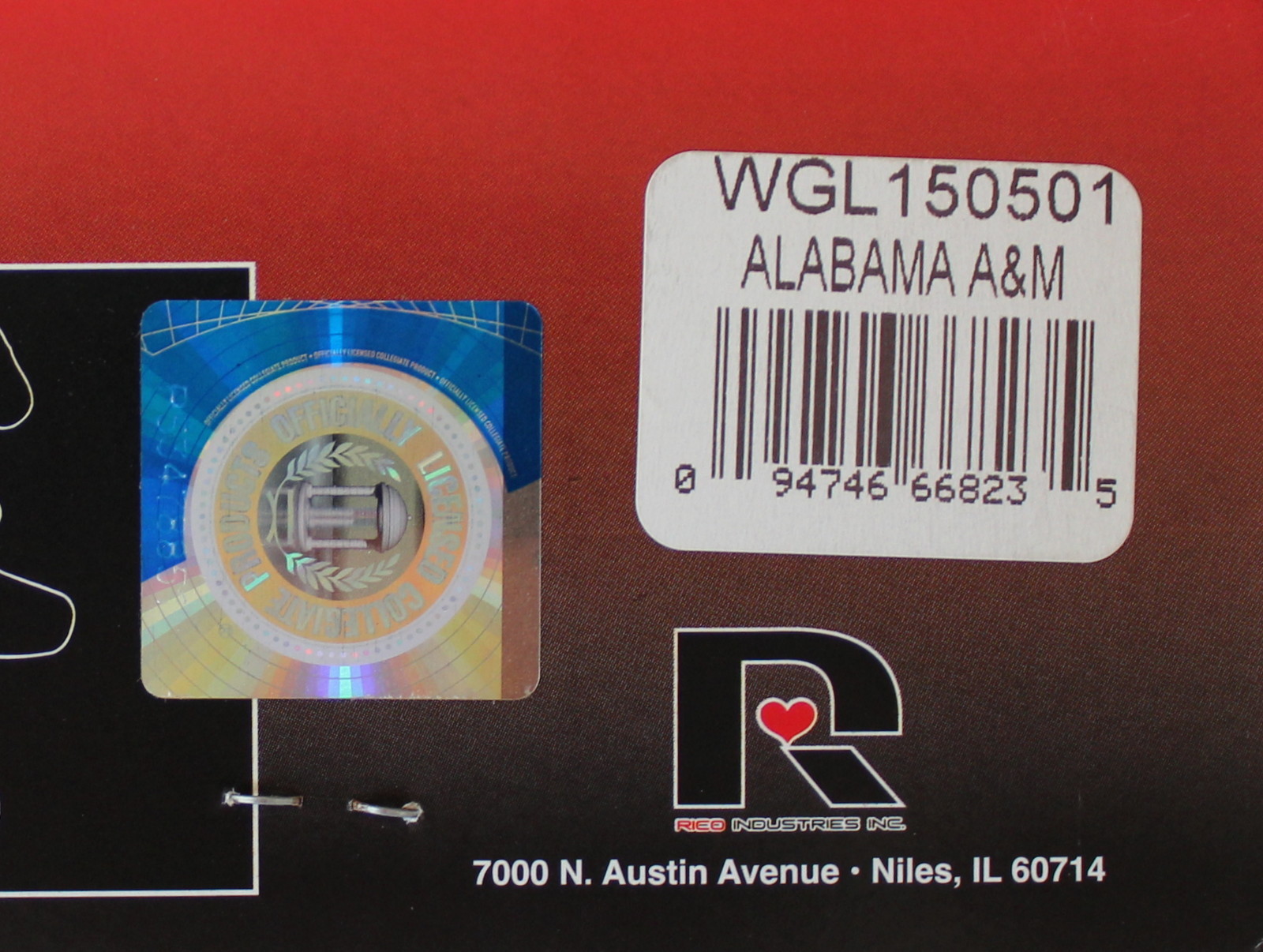 Alabama A&M University Lic Chrome Sticker Qualilty NCAA Car Window ...