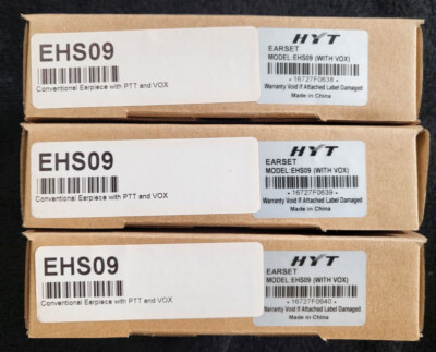 HYT EHS09 earbud, mic and PTT | eBay