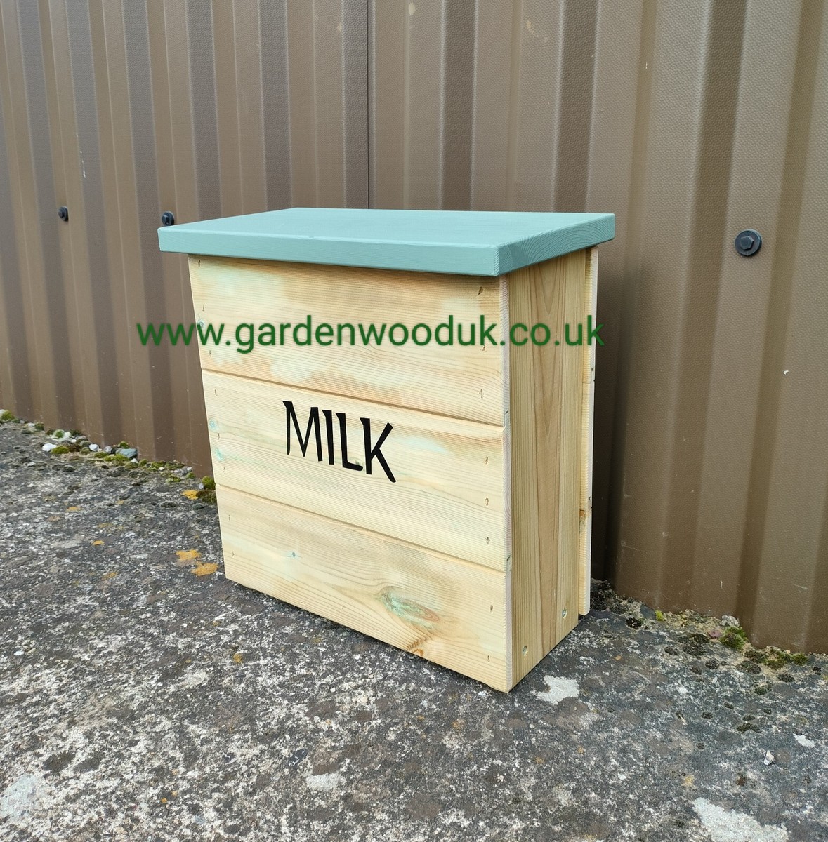 Wooden Milk Bottle Crate