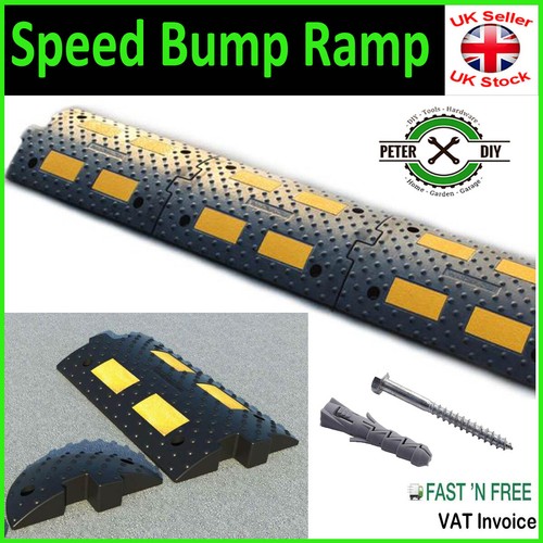SPEED BUMP HUMP RAMP 55x300mm Kit Traffic Calming ROAD SAFETY 1.3m - 4 ...
