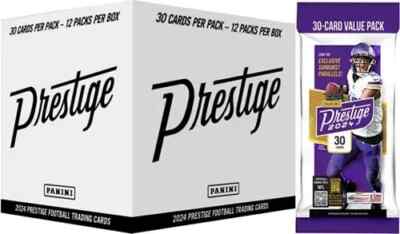 2024 Panini Prestige Football Fat Pack Box - 12 Packs SEALED HOT Jayden ...
