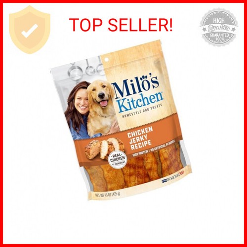 Milo's Kitchen Homestyle Dog Treats, High Protein Chicken Jerky with No ...