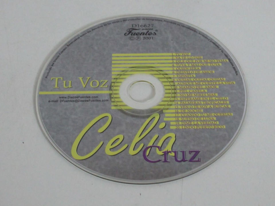 Celia Cruz - Tu Voz / 7702524066366 CD Album | eBay