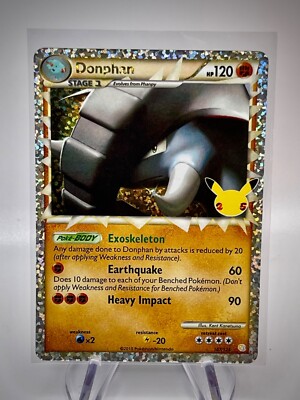 Pokémon TCG Donphan (Prime) Celebrations: Classic Collection 107/123 ...