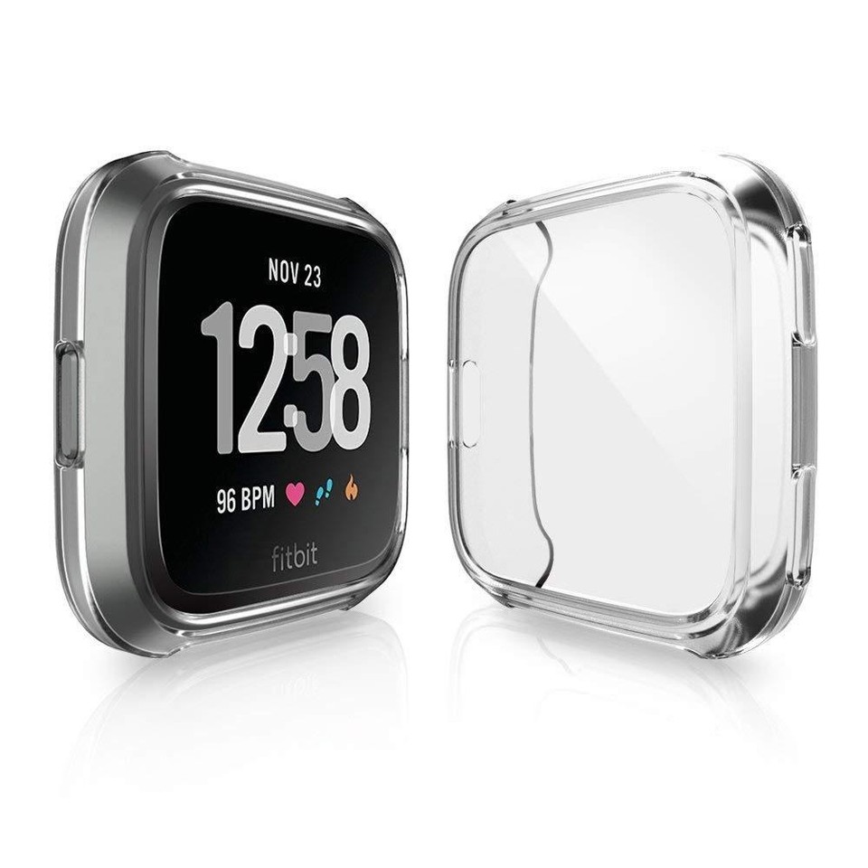 Full Cover Case Cover Armor Guard Screen Protector For Fitbit Versa ...