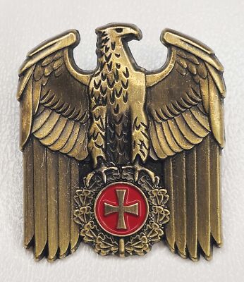 Pin Adler mit Eichenlaub und Kreuz - Reichsadler - Reichskanzlei - 3,5 ...