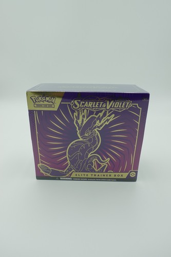 Scarlet and Violet Base Set Elite Trainer Box ETB (PURPLE) New & Sealed ...