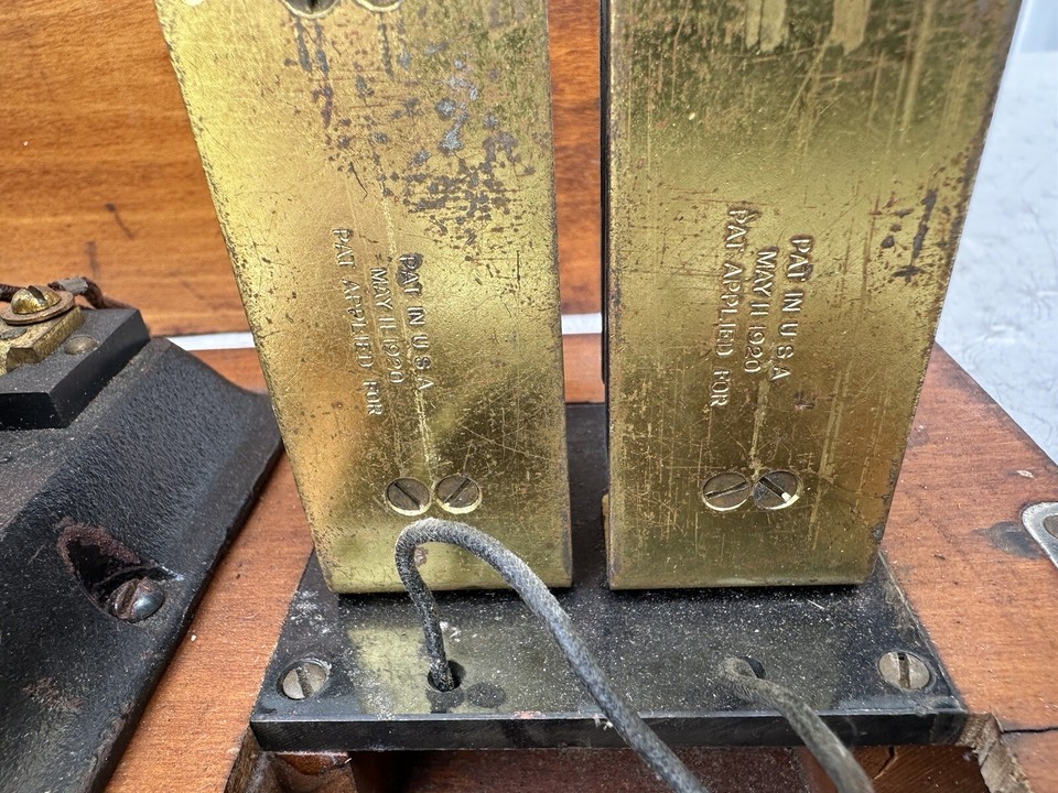 J H Bunnell Railway Telegraph Receiver Station Pen Register w Original ...