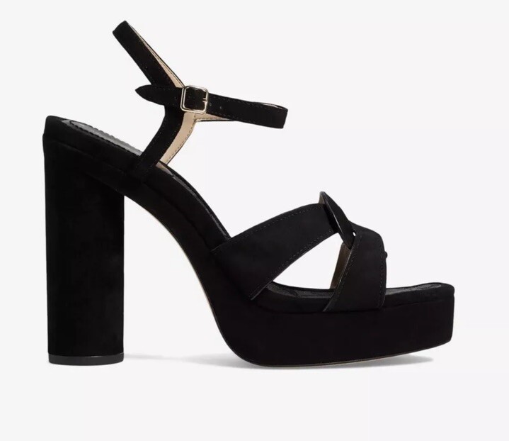 Coach Talina Suede Platform Sandal Size 9B Black $185 BNIB | eBay