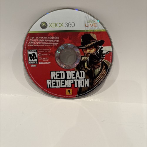 Red Dead Redemption (Microsoft Xbox 360, 2010) - Disk Only - Tested ...