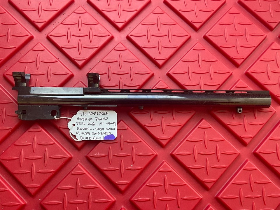 USED Custom TC Thompson Center 44 Rem Mag Contender SUPER 14" Round ...