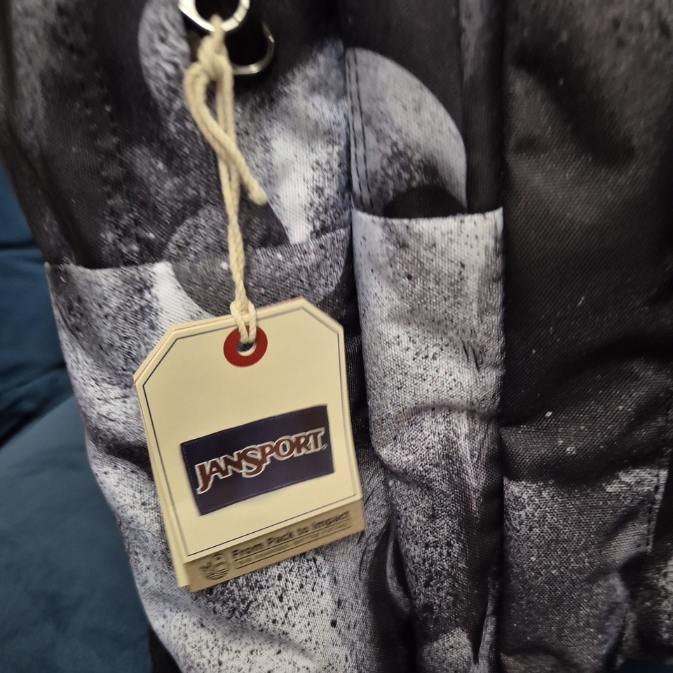 JanSport XL Laptop Backpack Grey , Bottom Water Bottle School Bag | eBay UK