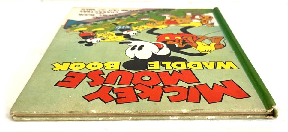 Vintage Mickey Mouse Waddle Book BY Walt Disney w/ Rare Dust Jacket ...