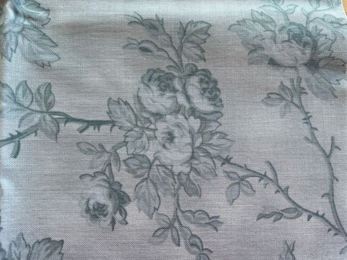 Robyn Pandolph Sentimental Journey Floral Blue Vintage Quilting Fabric ...