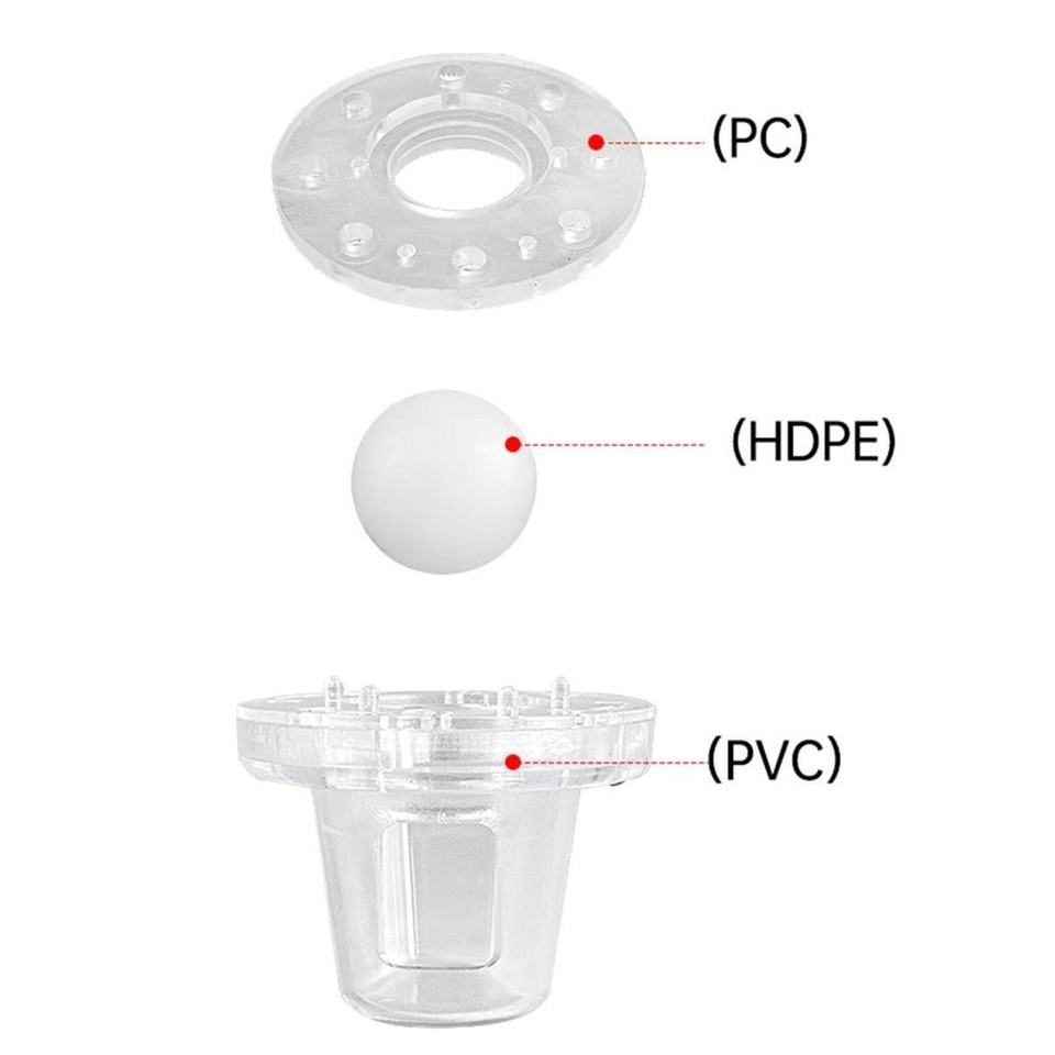 Boat Self Bailing Ball Scupper Valve Drain Valve Positive Sealing Ball ...