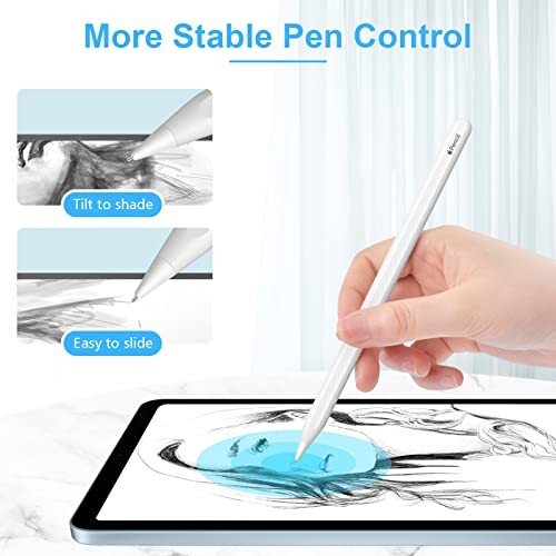 Upgraded Replacement Tip for Apple Pencil Pro/1st/2nd Gen/USB-C ...