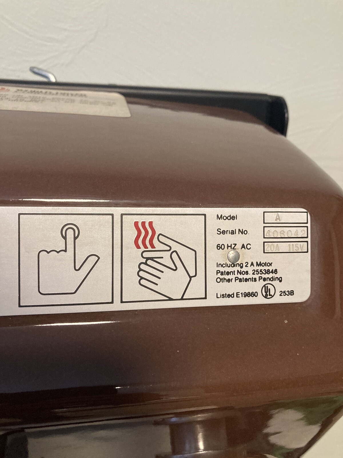 Rare Vintage Salesman Sample American Hand Dryer Model A World Dryer ...