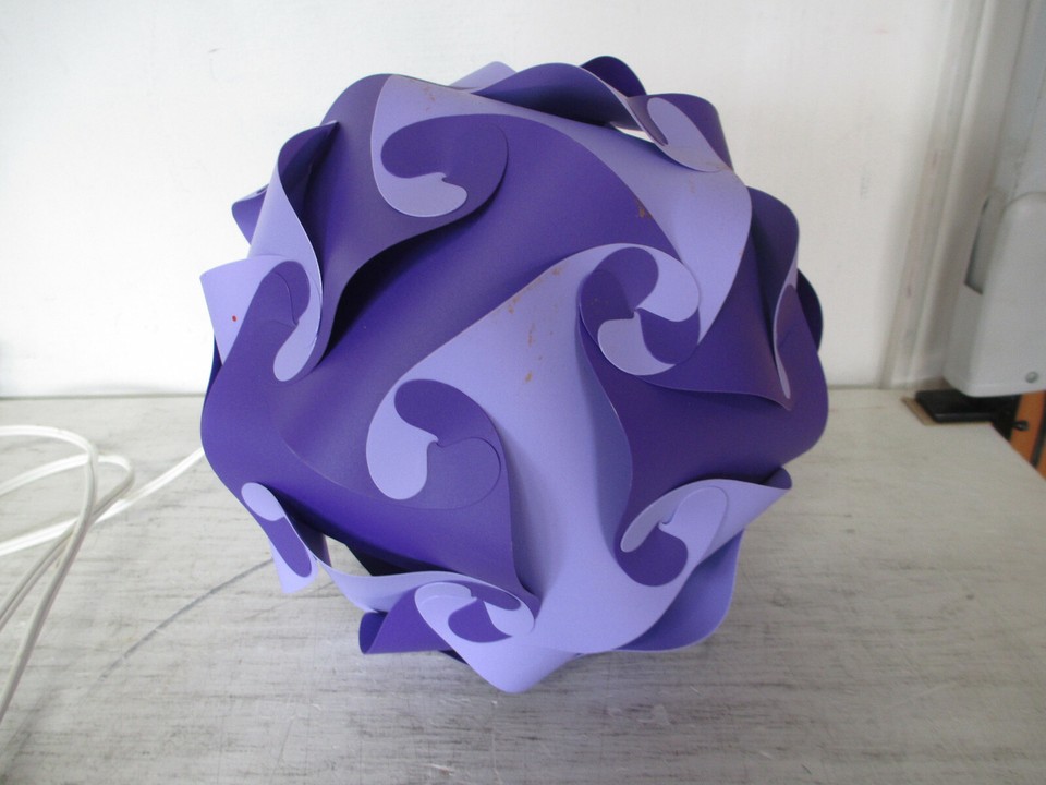 Jigsaw Puzzle Lamp Shade Ceiling Pendant Lampshade Large, 10" Purple | eBay