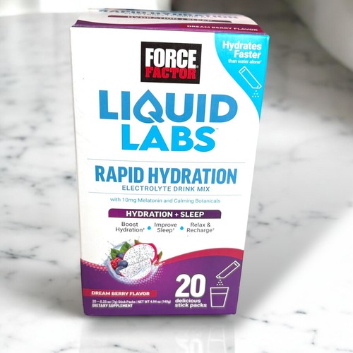 Force Factor Liquid Labs Hydration + Sleep Electrolyte Drink Mix | eBay