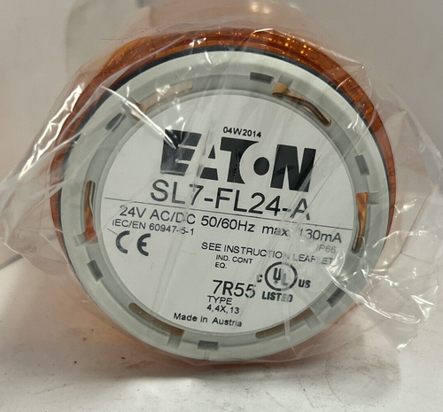 (1) NEW EATON SL7-FL24-A LED-STROBE LIGHT (ORANGE) | eBay
