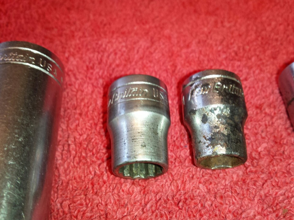 NEW BRITAIN 3/8" DRIVE SOCKET LOT 10 PIECES MADE IN USA | eBay