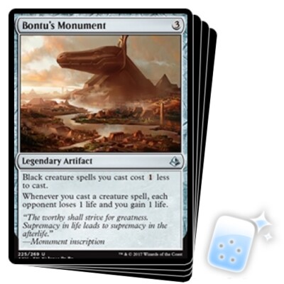 BONTU'S MONUMENT X4 Amonkhet AKH Magic MTG MINT CARD | eBay