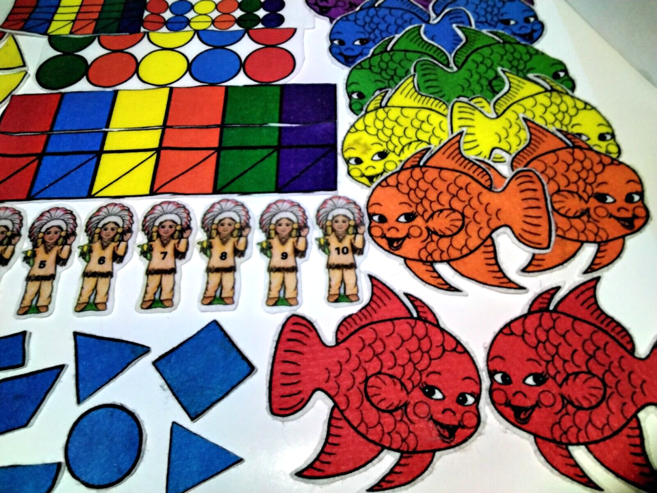 Felt Flannel Board Shapes Colors Numbers Matching Home School Pre ...