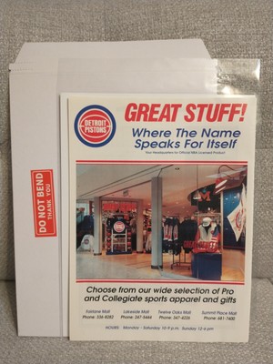 Detroit Pistons Store Vintage Magazine Photo Advertisement Article ...