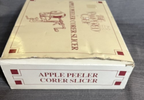 Vintage Pampered Chef Apple Peeler Corer Slicer #2430 w Original Box ...
