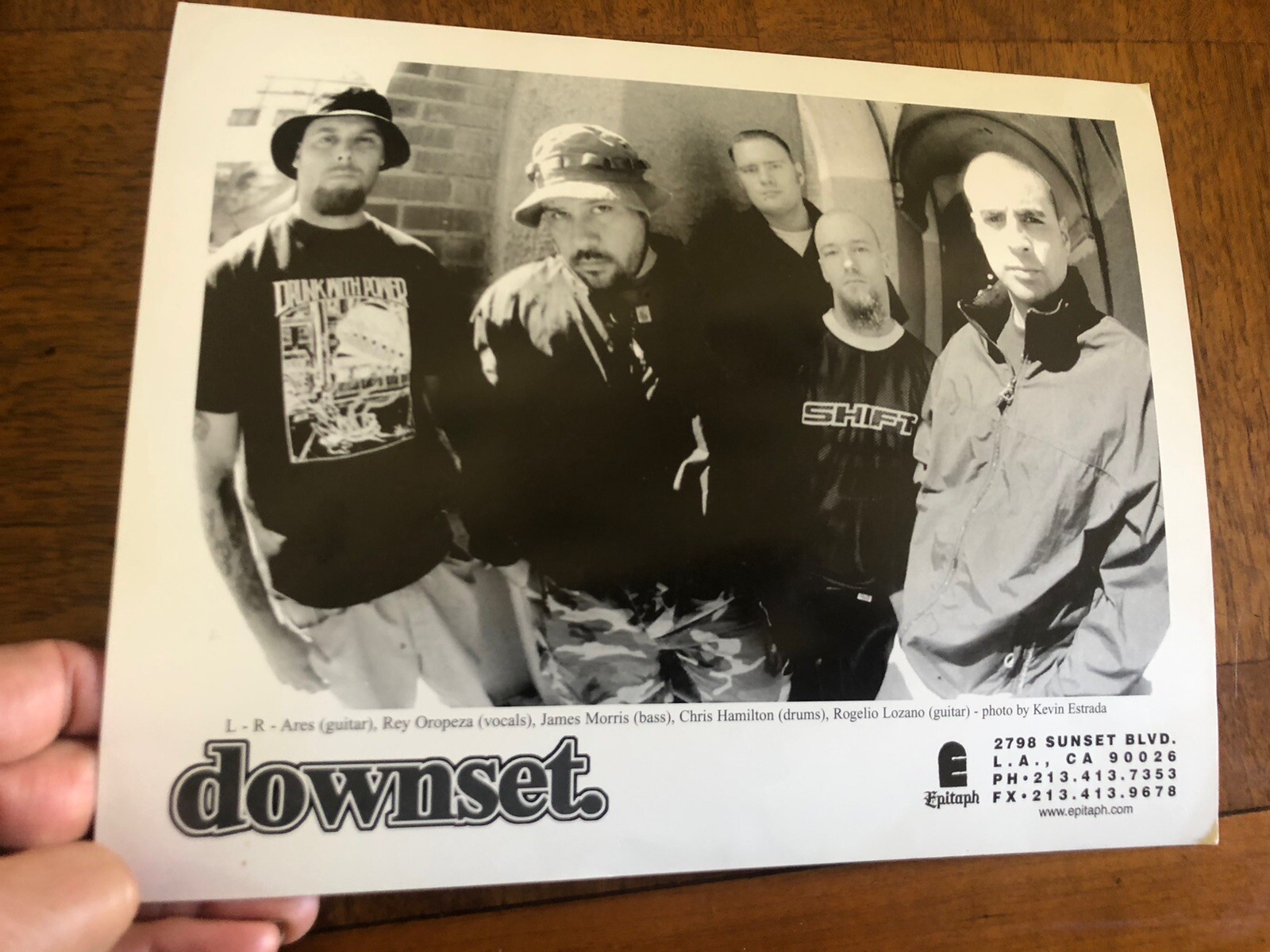Downset. Music Group VNTG 10x8 Press Photo | eBay