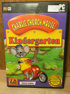 Charlie Church Mouse KINDERGARTEN Ages 4-6 (2007 LB Games PC CD-ROM ...