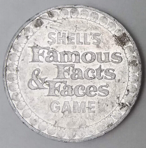 Benjamin Franklin Shell's Famous Americans Aluminum Coin Medal Token ...