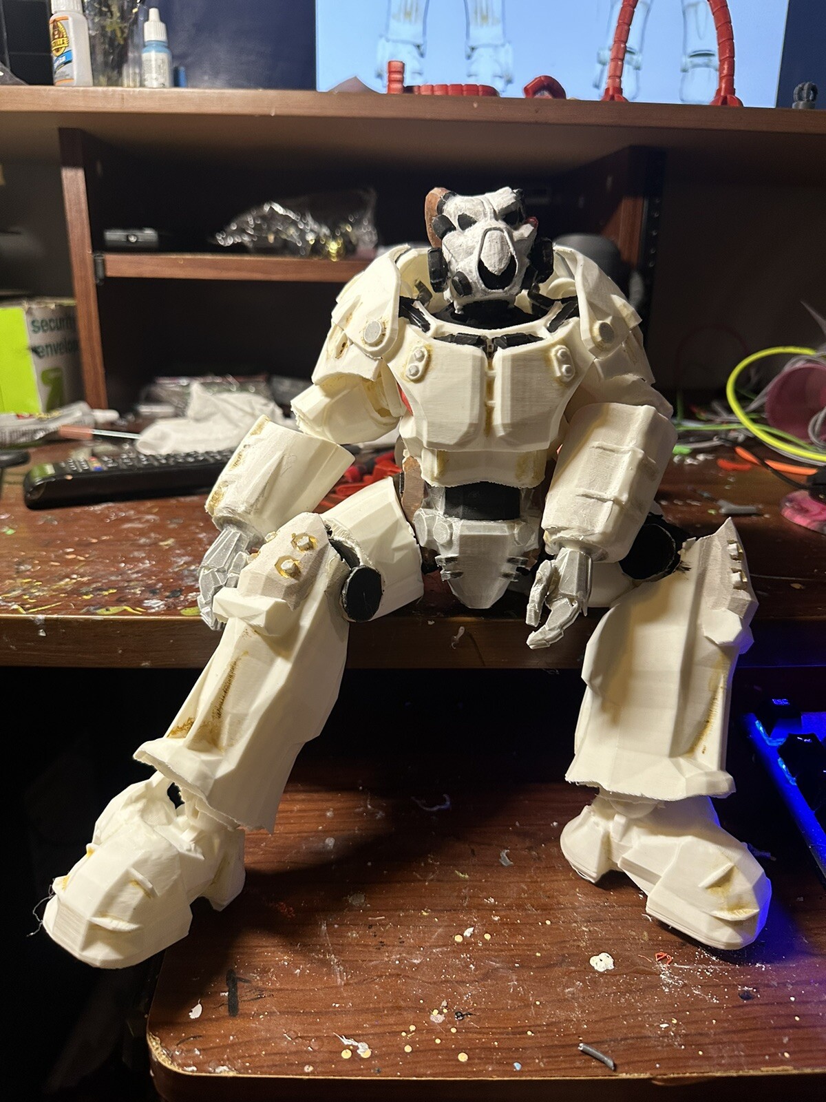 fallout x-01 power armor Figure 15” Tall Institute Armour | eBay