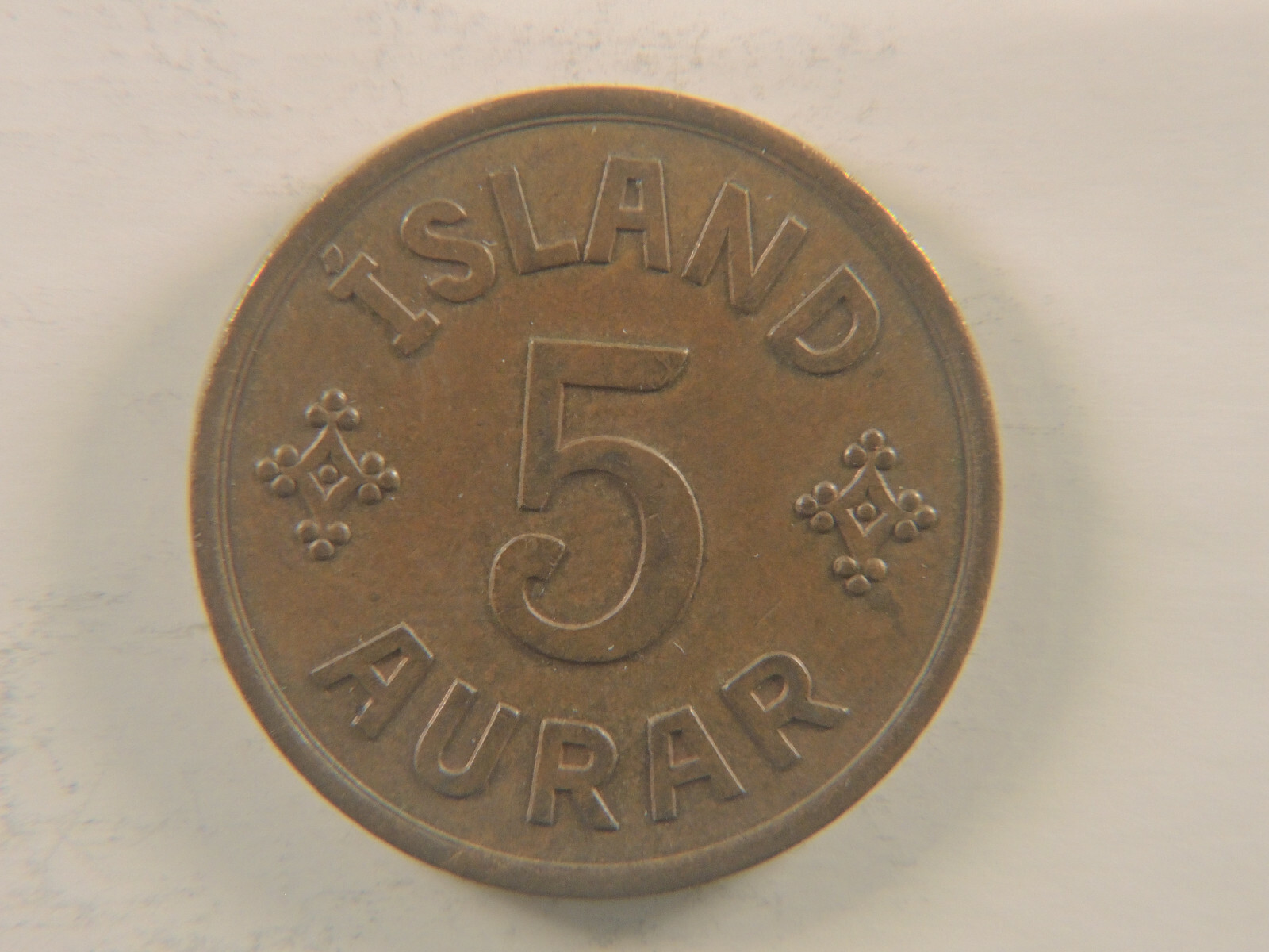 1942 Iceland ÍSLANDS KONUNGUR Island 5 Aurar - Christian X | eBay
