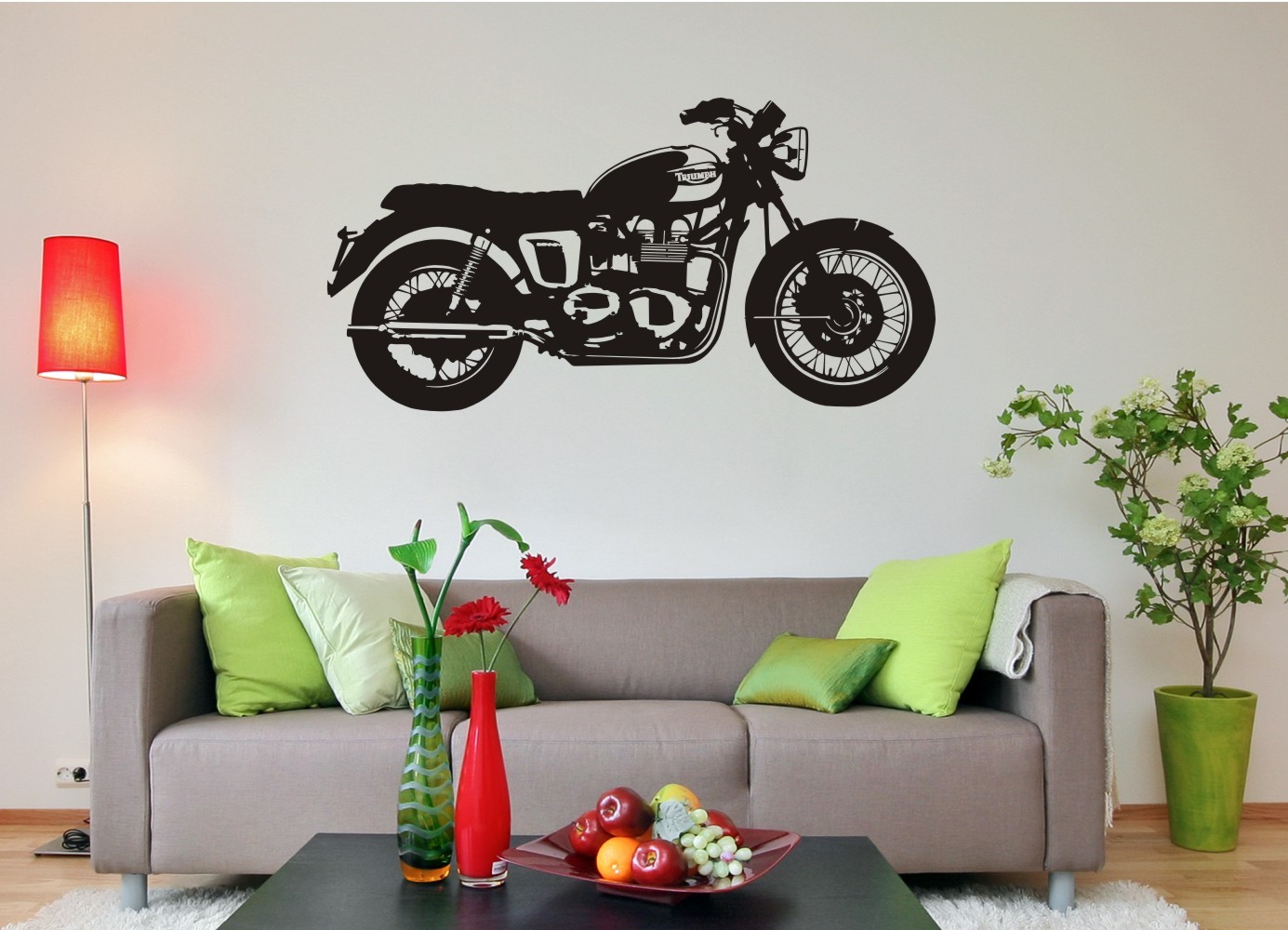 Wandtattoo- Wandaufkleber: Motorrad - Bike | eBay.de